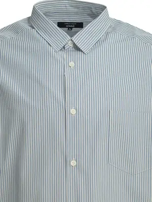 Comme Des Garçons Homme Striped Buttoned Shirt