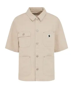 Carhartt Work In Progress Michigan Short-sleeved Shirt With Pockets