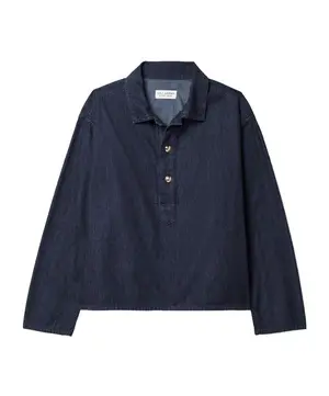 NILI LOTAN Harper Denim Top