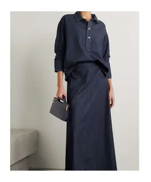 NILI LOTAN Harper Denim Top