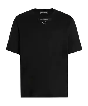 Dolce & Gabbana Dolce Gabbana Logo Patch Crewneck T-shirt