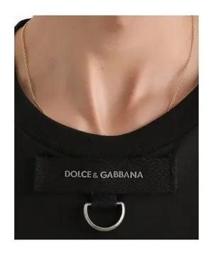 Dolce & Gabbana Dolce Gabbana Logo Patch Crewneck T-shirt