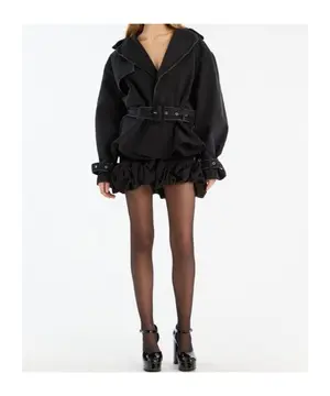 ROTATE BY BIRGER CHRISTENSEN Ruffled Mini Skirt