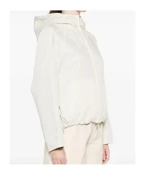 YVES SALOMON Reversible Hooded Jacket - Off-white