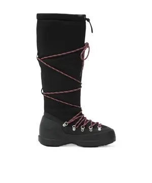 Moon Boot Luna Lace-up Boots - Black