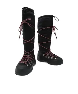Moon Boot Luna Lace-up Boots - Black