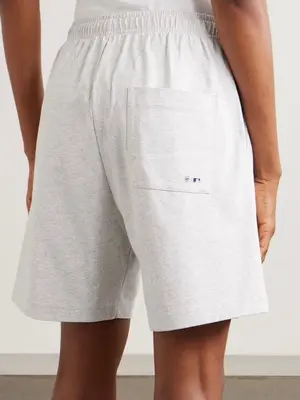 SPORTY  RICH Sporty & Rich Mlb Baseball Printed Athletic Shorts
