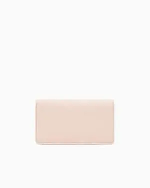 Emporio Armani Logo Stamp Foldover Clutch Bag