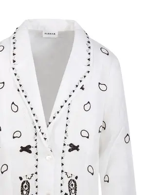 P.a.r.o.s.h Embroidered Single-breasted Blazer