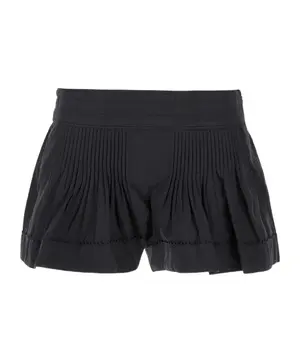 Isabel Marant Étoile Cybila Pleated Shorts - Black