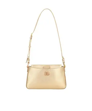 Dolce & Gabbana Dolce Gabbana Logo Plaque Phone Bag - Nude