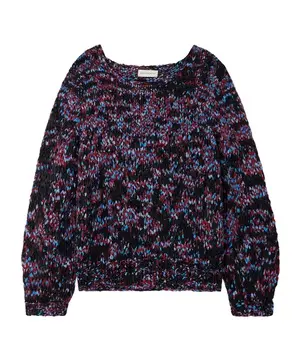 Dries Van Noten Oversized Frayed Sweater - Multi-color