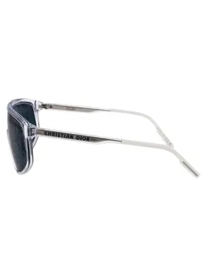 Dior Full Rim Sunglasses With Monogrammed Lenses
