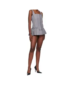 PUSHBUTTON Volumed Micro Skirt Pants