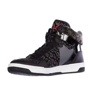 EA7 High Top Sneakers With Embossed Logo Detailing