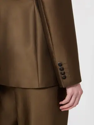 Max Mara Double-breasted Blazer - Khaki