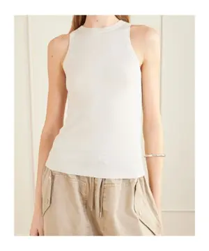 Co Cashmere Tank - White