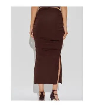 Cult Gaia Pleated Skirt With Slit Details