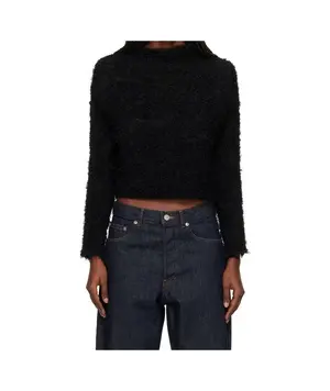 Issey Miyake Long-sleeved Drop-shoulder Sweater