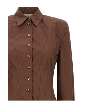 Giuseppe Di Morabito Chemisier Mini Dress - Brown