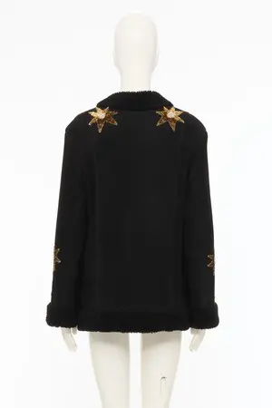 Valentino Garavani Embellished Leather Jacket