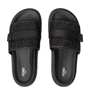 Fendi Chunky Monogrammed Slides