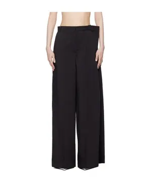 Pushbutton Belted Bottoms For Women