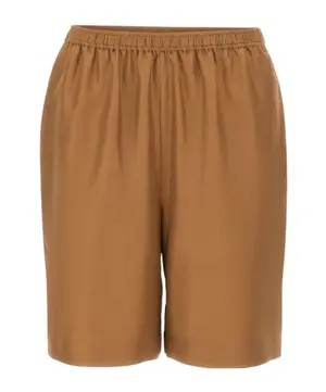 Loulou De Saison Relaxed Fit Shorts With Elastic Waistband