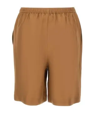 Loulou De Saison Relaxed Fit Shorts With Elastic Waistband