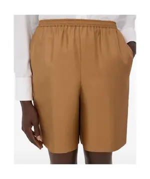 Loulou De Saison Relaxed Fit Shorts With Elastic Waistband