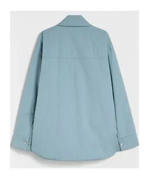 JIL SANDER Cotton Poplin Padded Overshirt