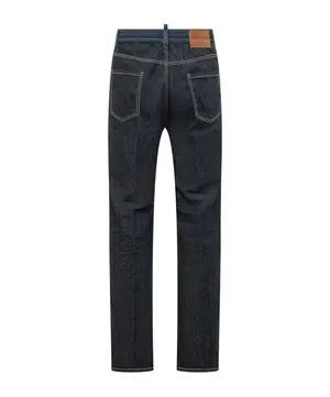 Dsquared2 Drawstring Denim Pants - Black