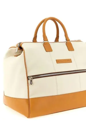 Brunello Cucinelli Leather Duffel Bag