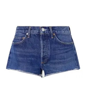 AGOLDE Parker Frayed Denim Shorts