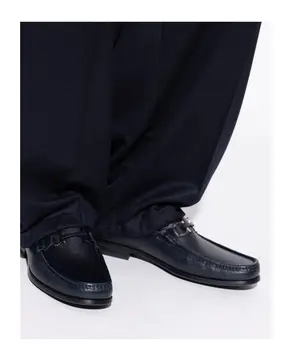 FERRAGAMO Grandioso 2 Loafers - Navy