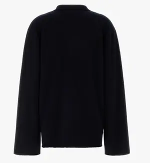 Extreme Cashmere Alligator Knitted Polo Top