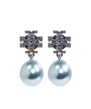 Tory Burch Moondance Drop Earrings - Gray
