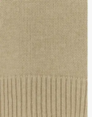 Extreme Cashmere Cropped High Neck Knitted Sweater