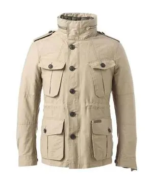 Burberry High Collar Casual Jacket