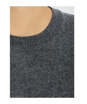 FERRAGAMO Crew Neck Knitted Vest - Black
