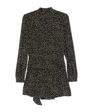 Isabel Marant Étoile Floral Print Belted Ruched Dress
