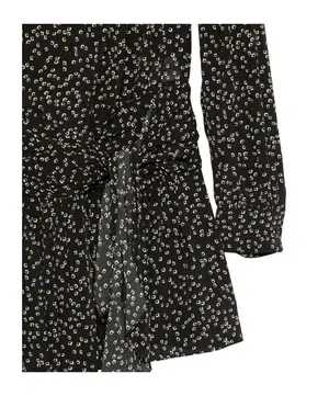 Isabel Marant Étoile Floral Print Belted Ruched Dress