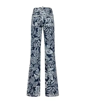 Dsquared2 Dalma Allover Printed Straight-leg Jeans