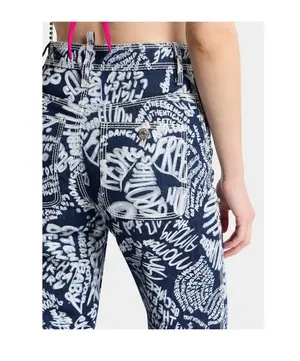 Dsquared2 Dalma Allover Printed Straight-leg Jeans