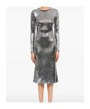 MAISON MARGIELA Embellished Midi Dress