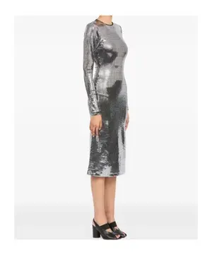 MAISON MARGIELA Embellished Midi Dress