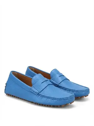 Gucci Logo Detail Loafers - Blue