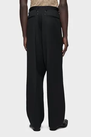 MAISON MARGIELA Pleated Wide-leg Trousers