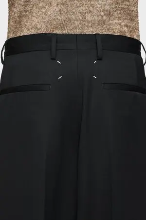 MAISON MARGIELA Pleated Wide-leg Trousers