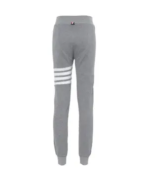 Thom Browne Striped Detail Sweatpants - Medium Gray
